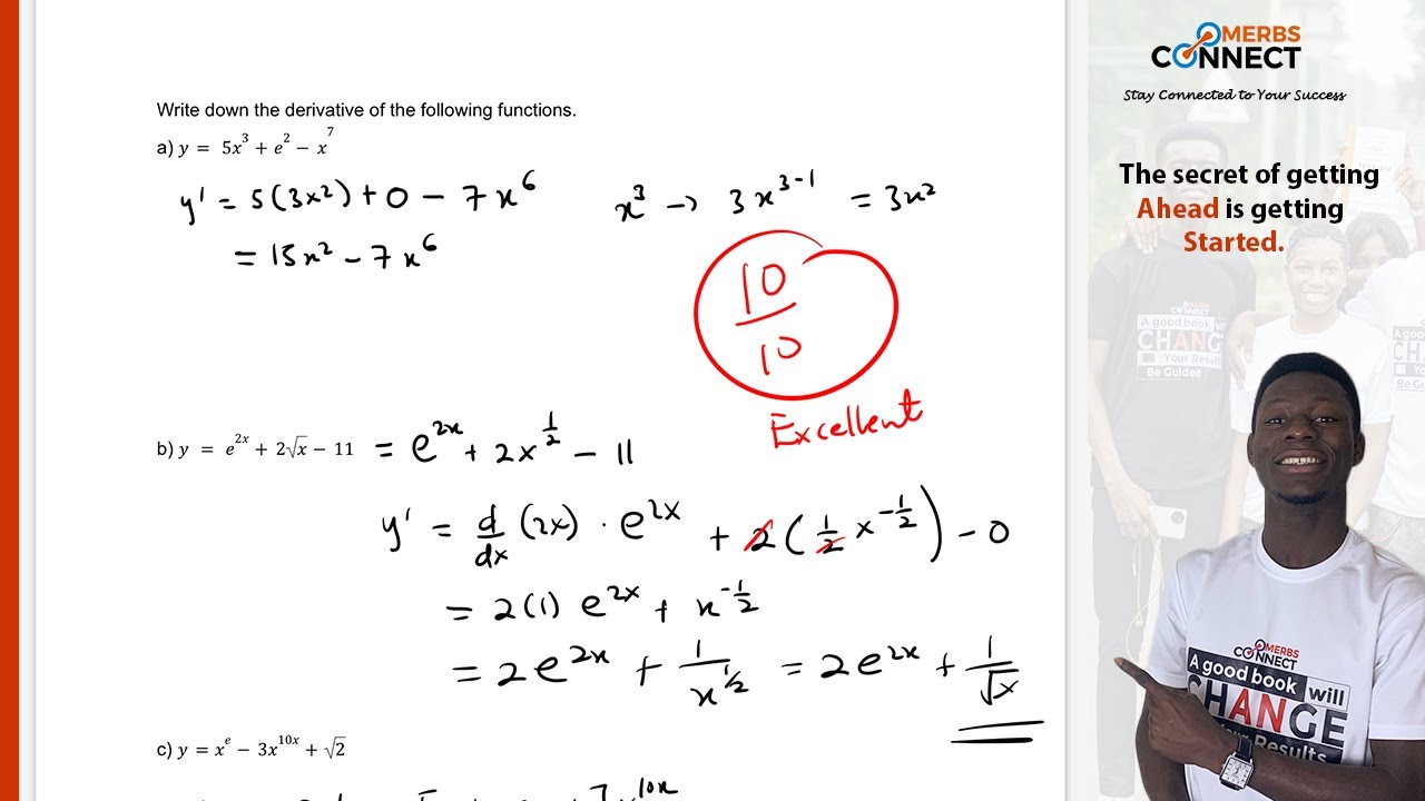 Derivatives of Exponential Functions & Power Rule (Quiz Question ...