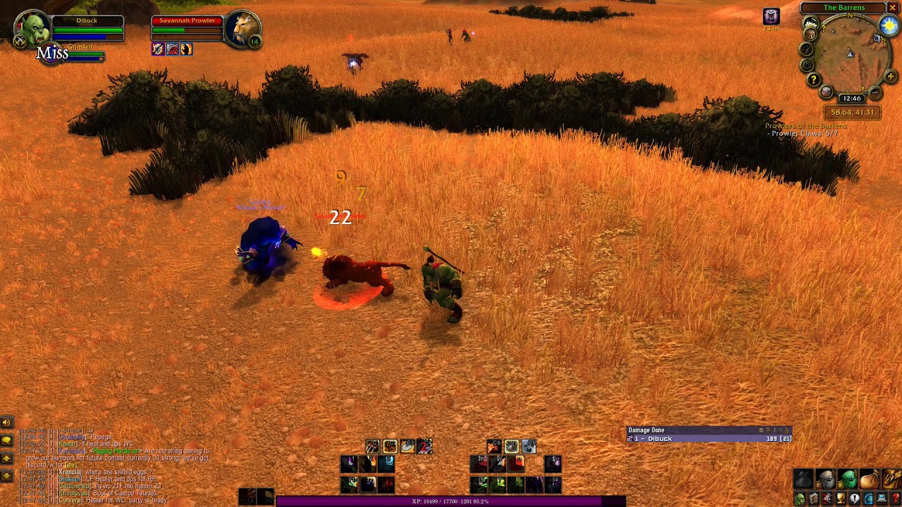 World of Warcraft Classic Prowlers of the Barrens - YouTube