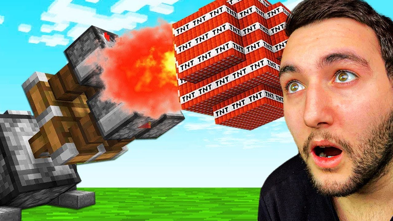 3 EASY TNT Cannons in Minecraft (Tutorial) - YouTube