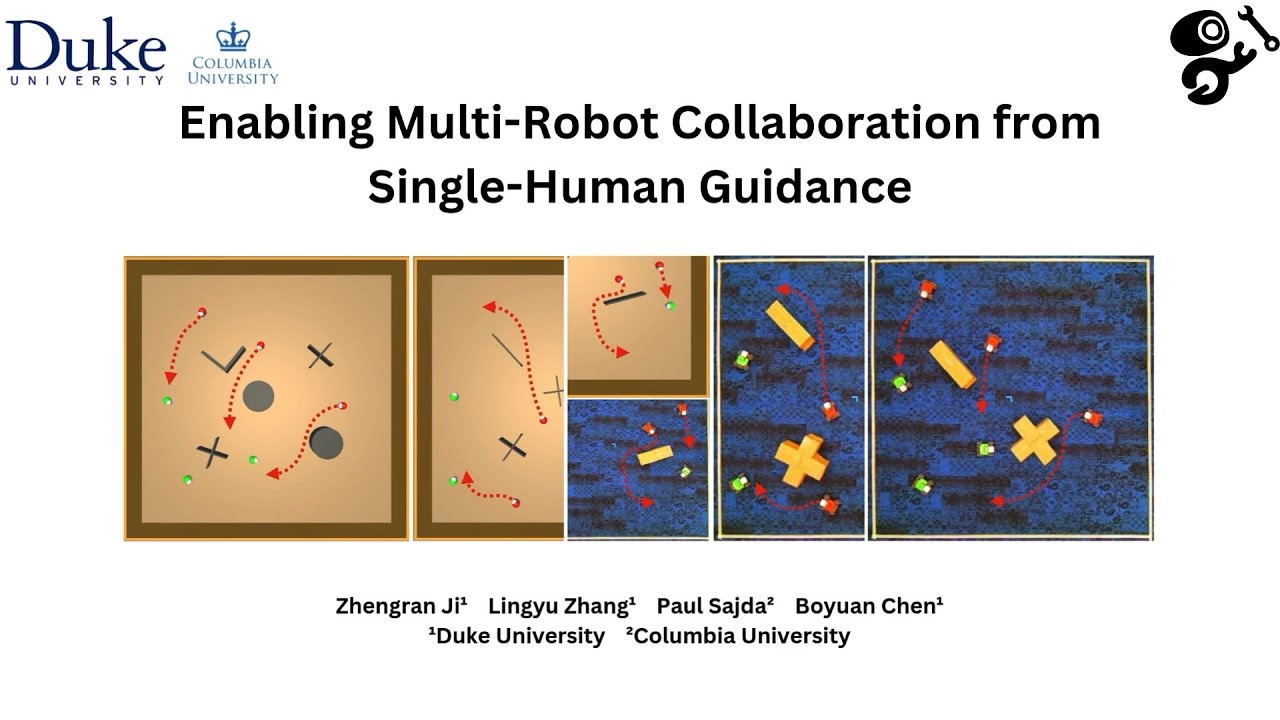 HUMAC: Enabling Multi-Robot Collaboration from Single-Human Guidance ...