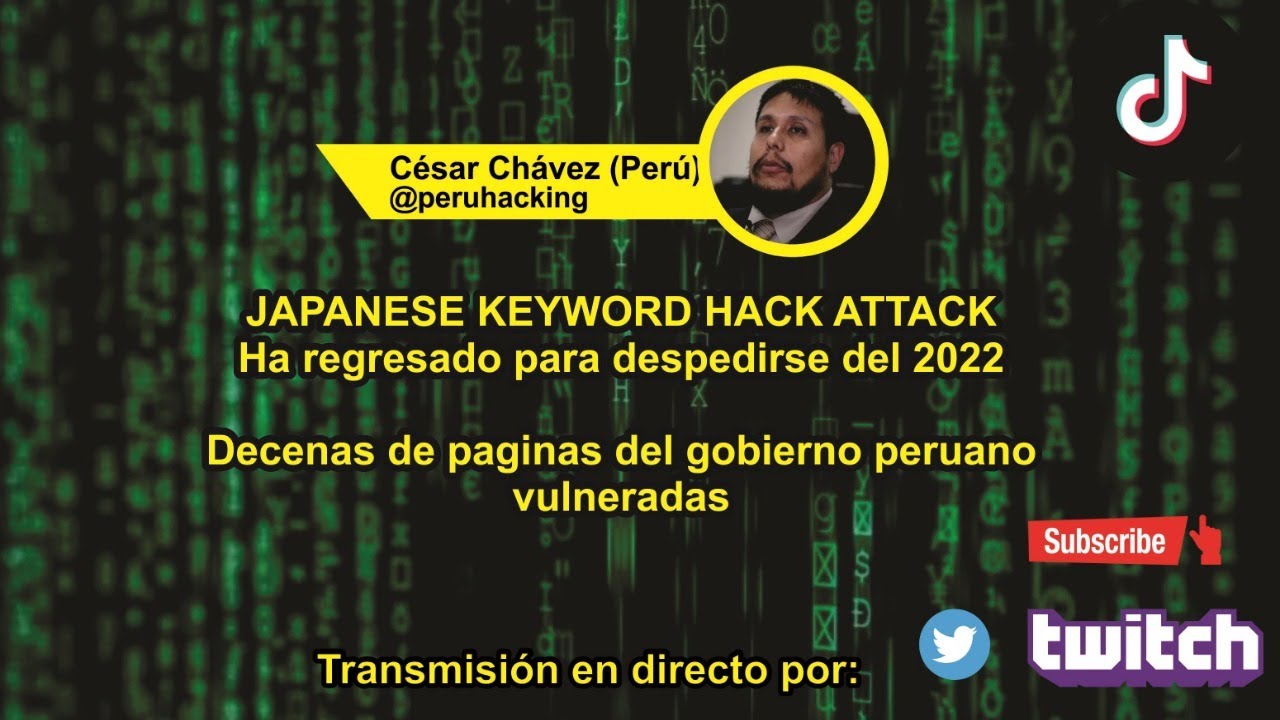 Los nipones atacan nuevamente JAPANESE KEYWORD HACK ATTACK - YouTube