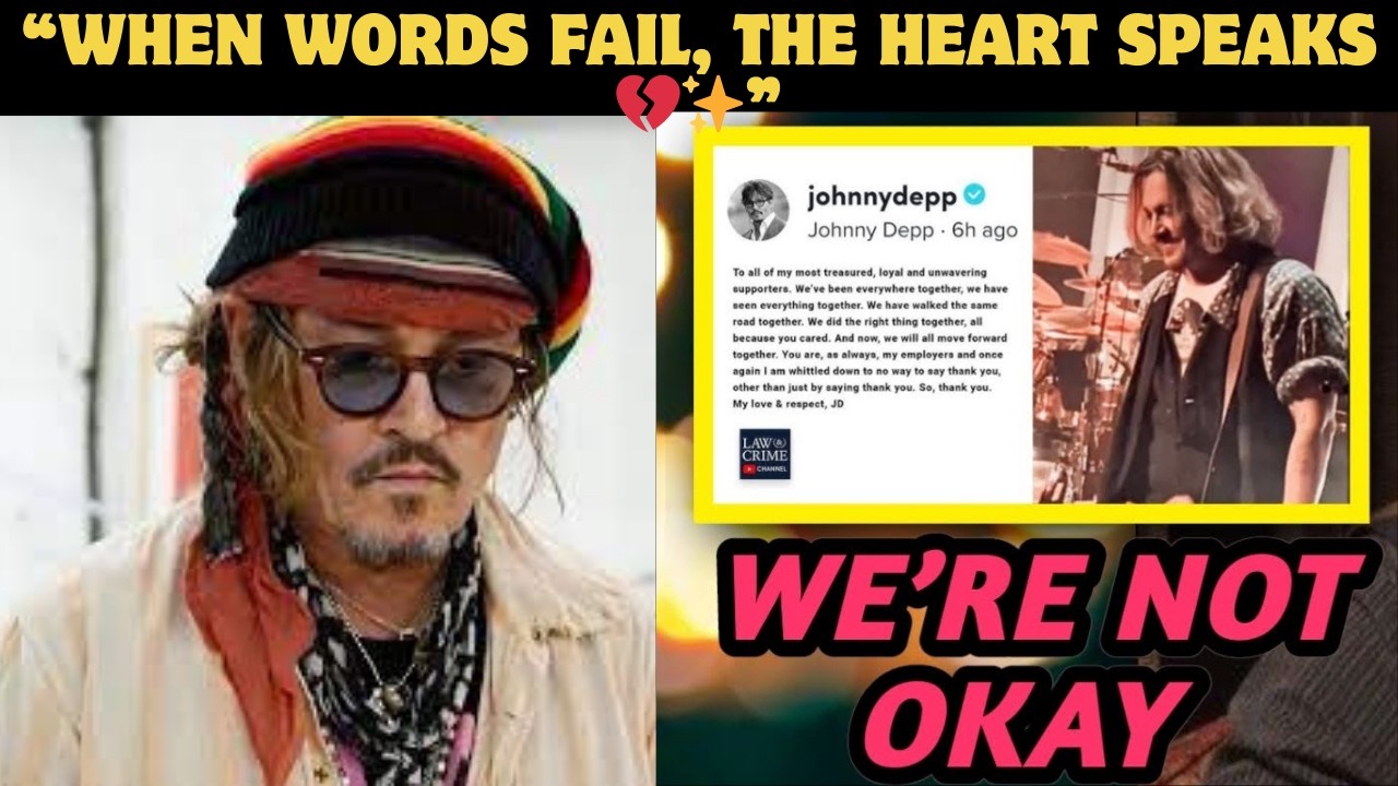 Johnny Depp’s Most Emotional Moment Ever Caught on Camera 😢 | Fans ...