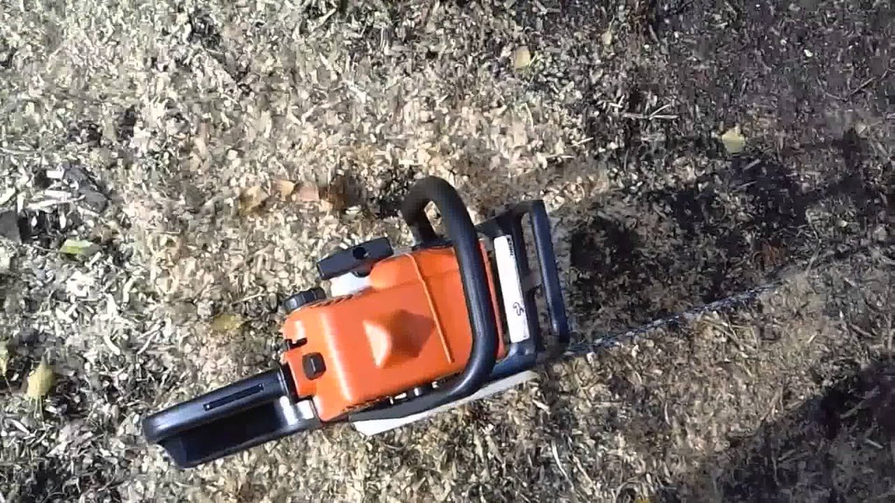 Stihl MS 180 - YouTube