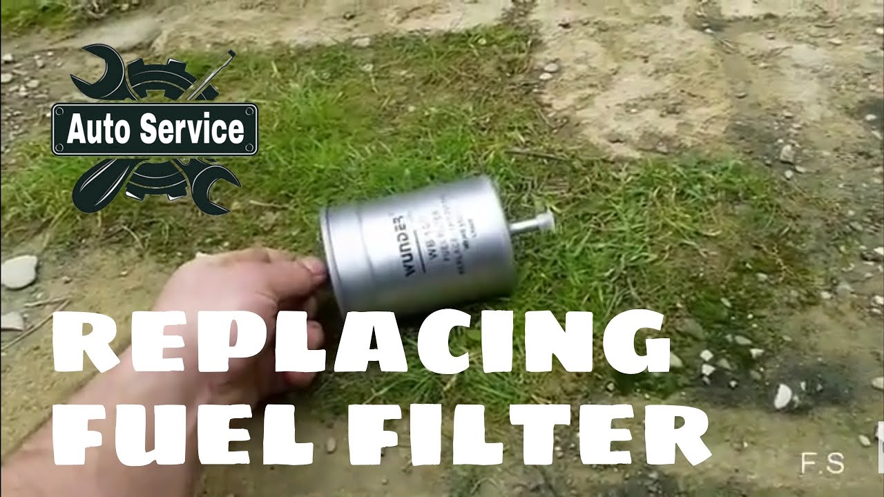 Changing Fuel Filter Mersedes benz w210 - YouTube