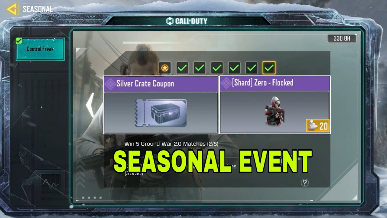 How to Unlock/Get Control Freak Seasonal Event in COD MOBILE - YouTube