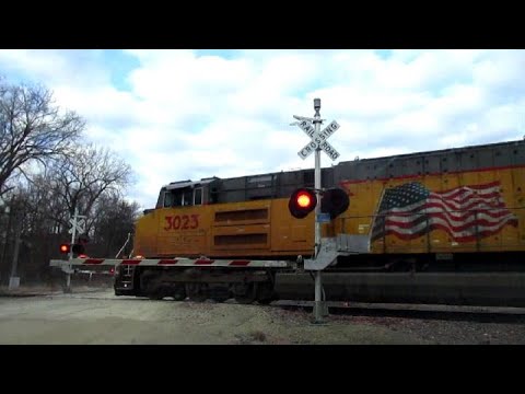 UP 3023 South MITPS Filmed At North Kasper Siding (2-23-2024) - YouTube