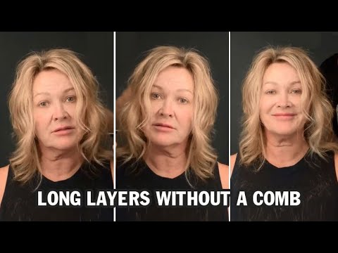 How to Create Long Layers Hair Without a Comb | Techniques & Tips for ...