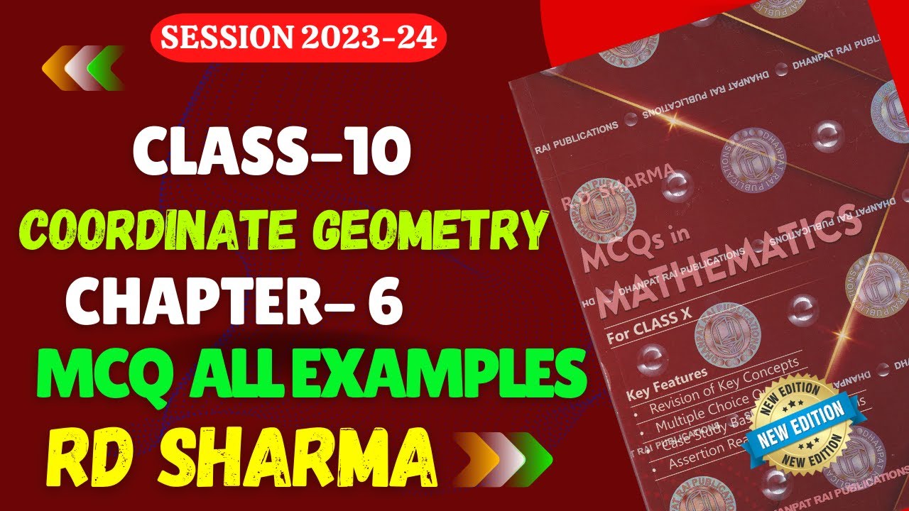 RD Sharma MCQs Examples Solutions Class 10 Chapter 6 Coordinate ...