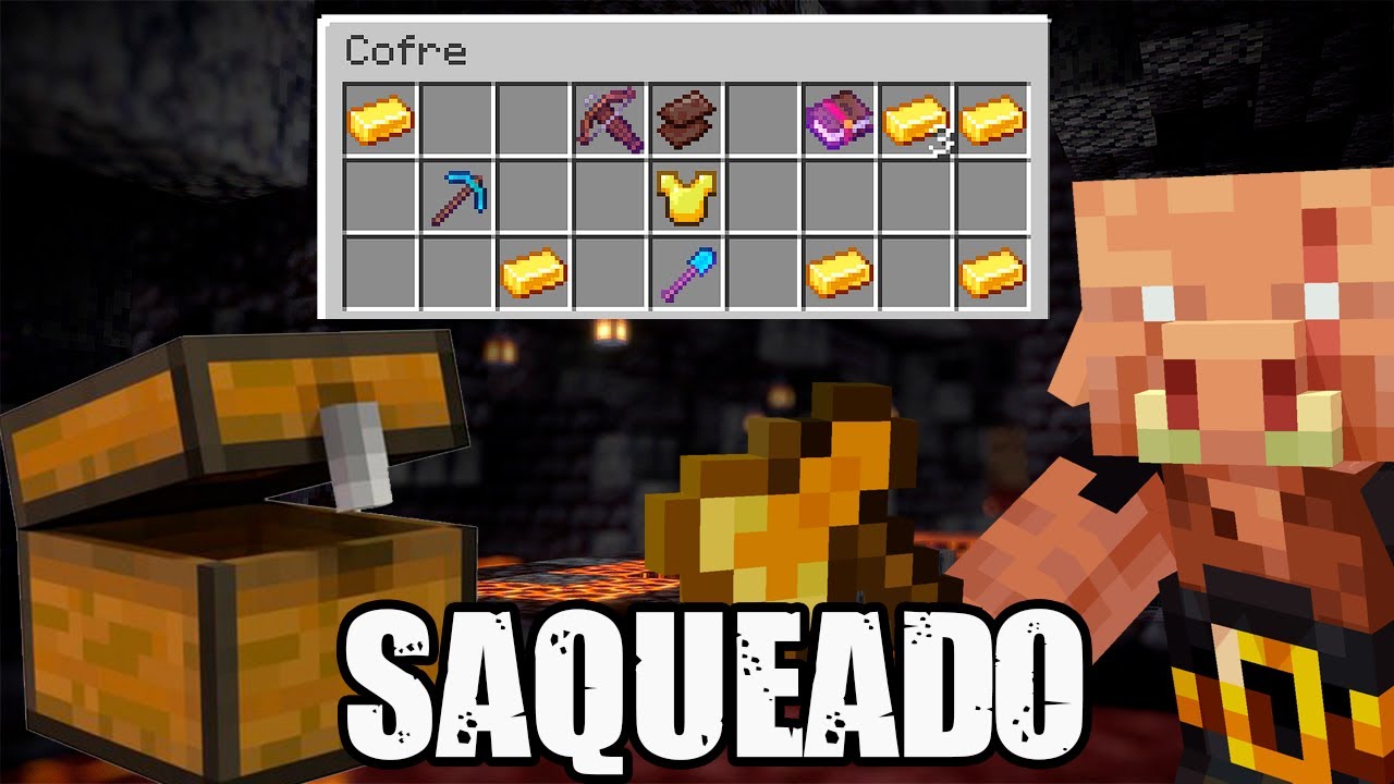 Saqueo 2 bastiones 🤑 y sale mal... MINECRAFT EXTREMO - YouTube