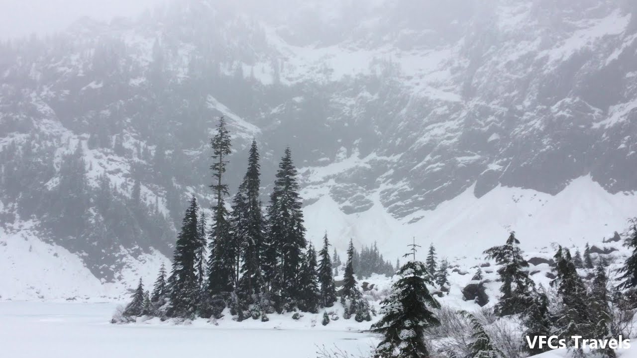 Lake 22 Washington, Hiking in the Snow - YouTube