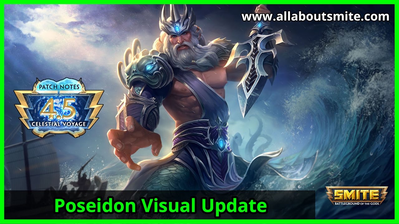 Smite: Poseidon - Visual Update | allaboutsmite - YouTube