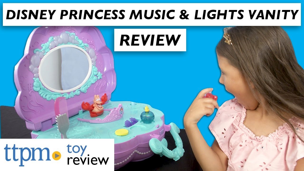 Disney Princess Lights & Music Vanity from Jakks Pacific - YouTube
