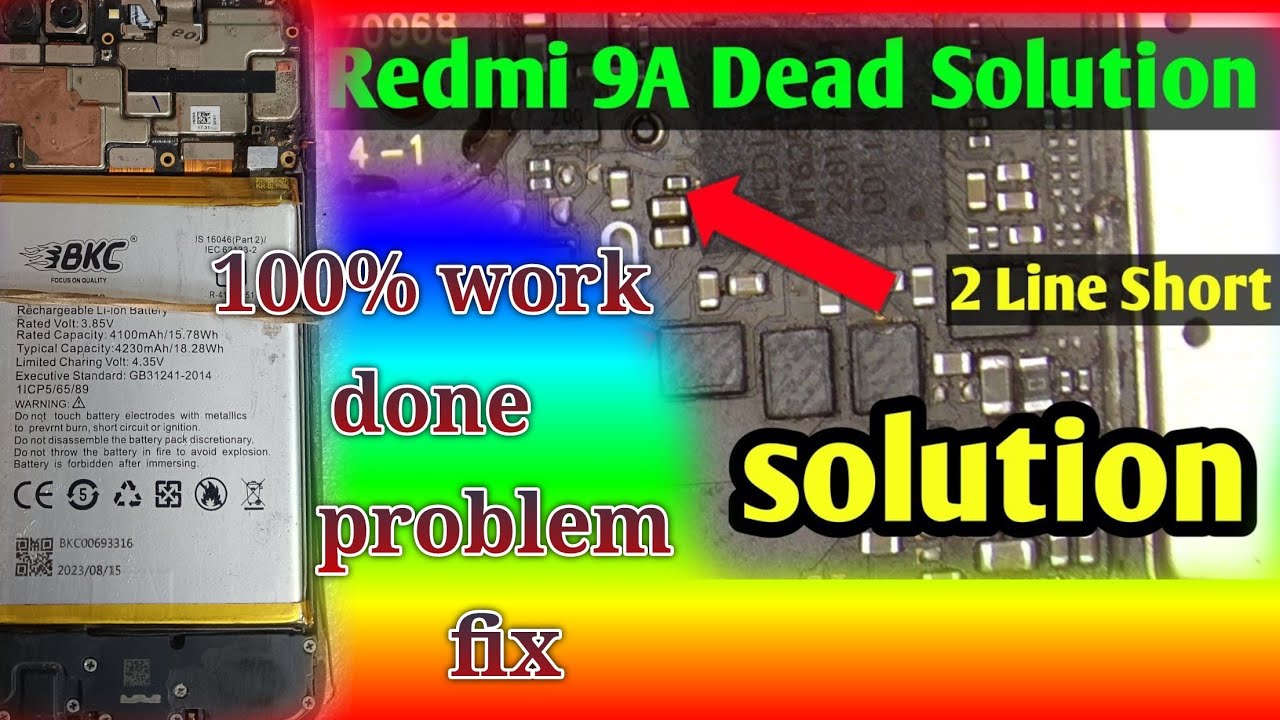 Redmi 9a dead solution with 4 step 100% work done #bodertechnic # ...