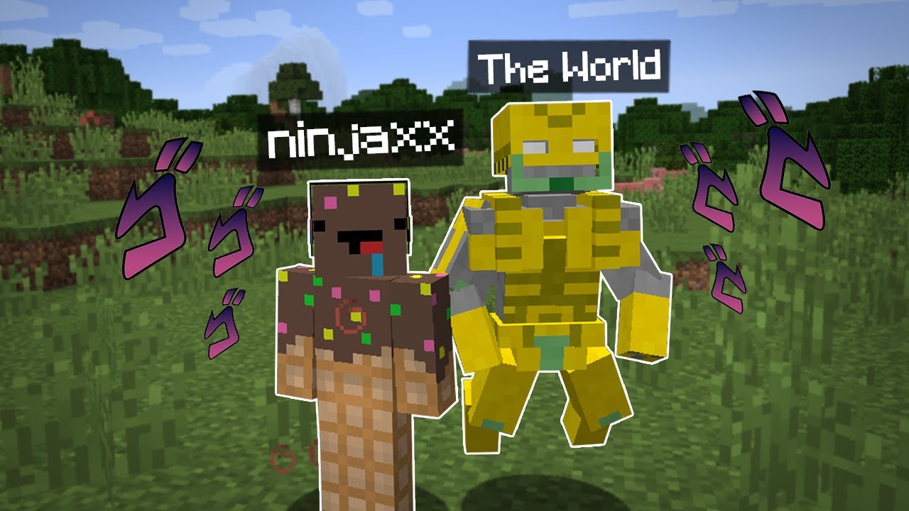 Minecraft mais c'est Jojo's Bizarre Adventure.. - YouTube