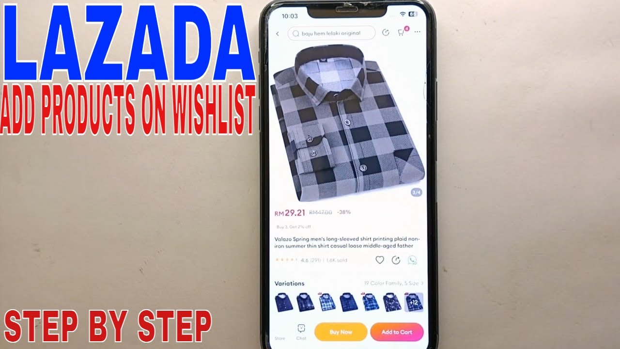 How To Add Products In Wishlist On Lazada 🔴 - YouTube
