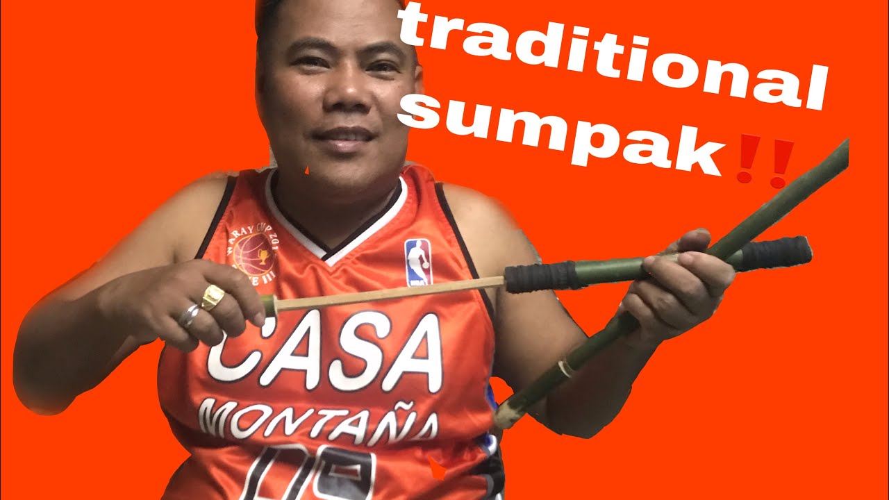 traditional sumpak | for fun only | not dangerous | with paper bullet 💯 ...