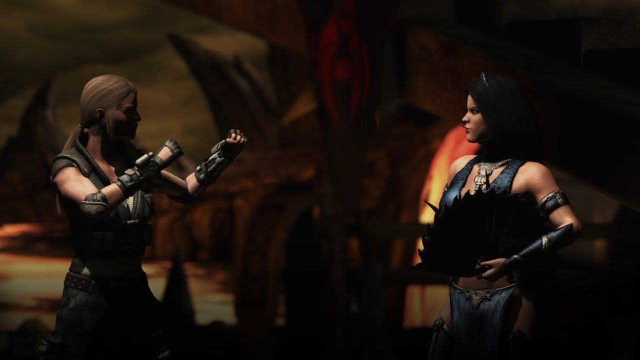 Mortal Kombat X - Sonia Blade (Demolition) Vs Kitana (Royal Storm ...