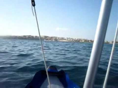Sea Eagle PaddleSki Kayak - Sailing at St.Thomas Bay - YouTube