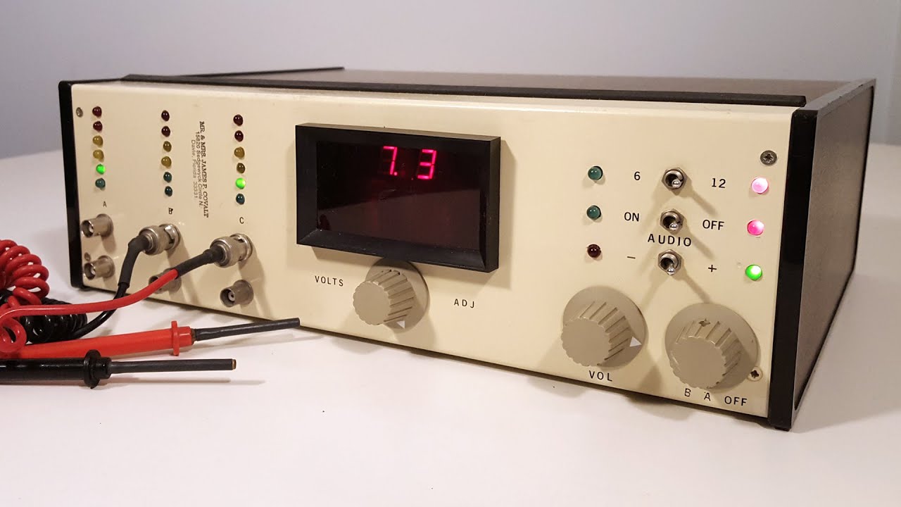 mad scientist's homemade electronic device - YouTube