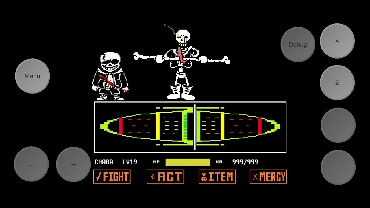 lb sans pharse 3 and papyrus vs chara - YouTube