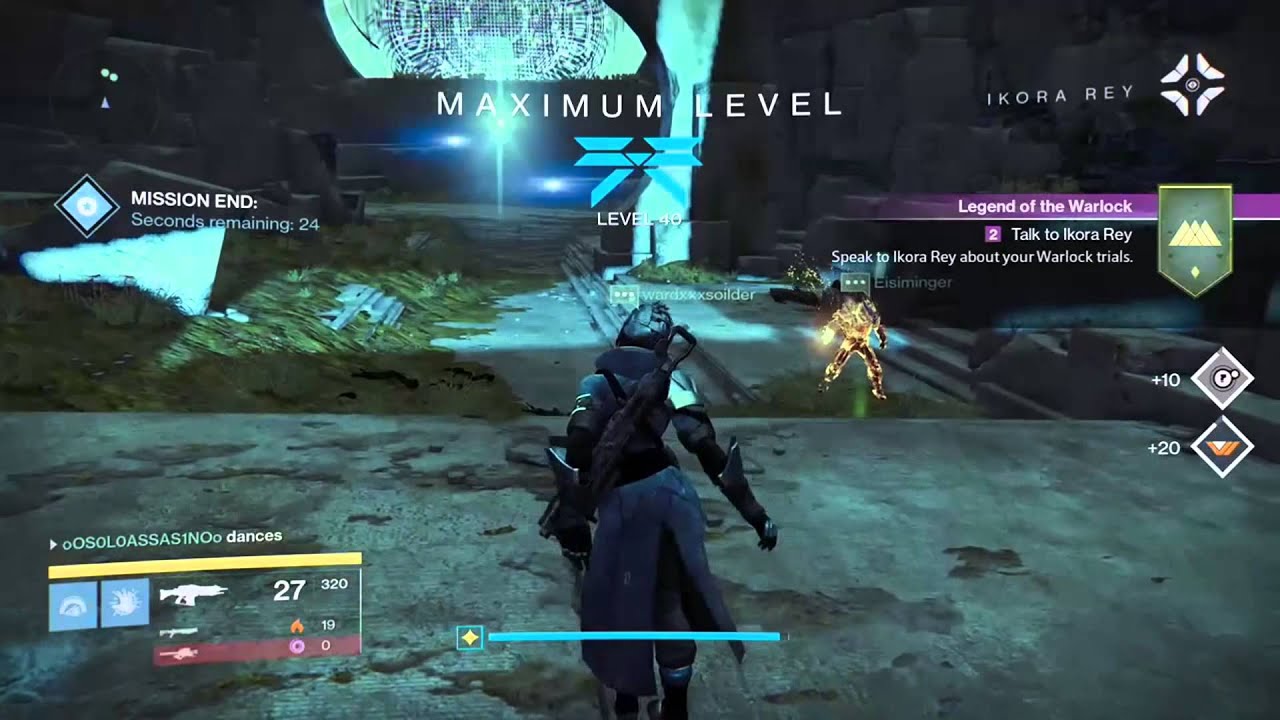 Destiny TTK Leveling Up To Level 40 (I AM BACK) - YouTube