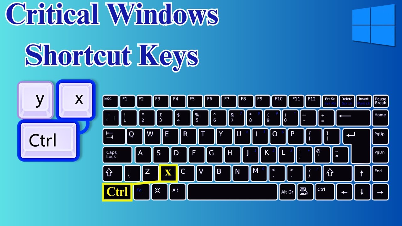 Top Windows Keyboard Shortcuts keys | Easy/Useful Windows Keyboard ...