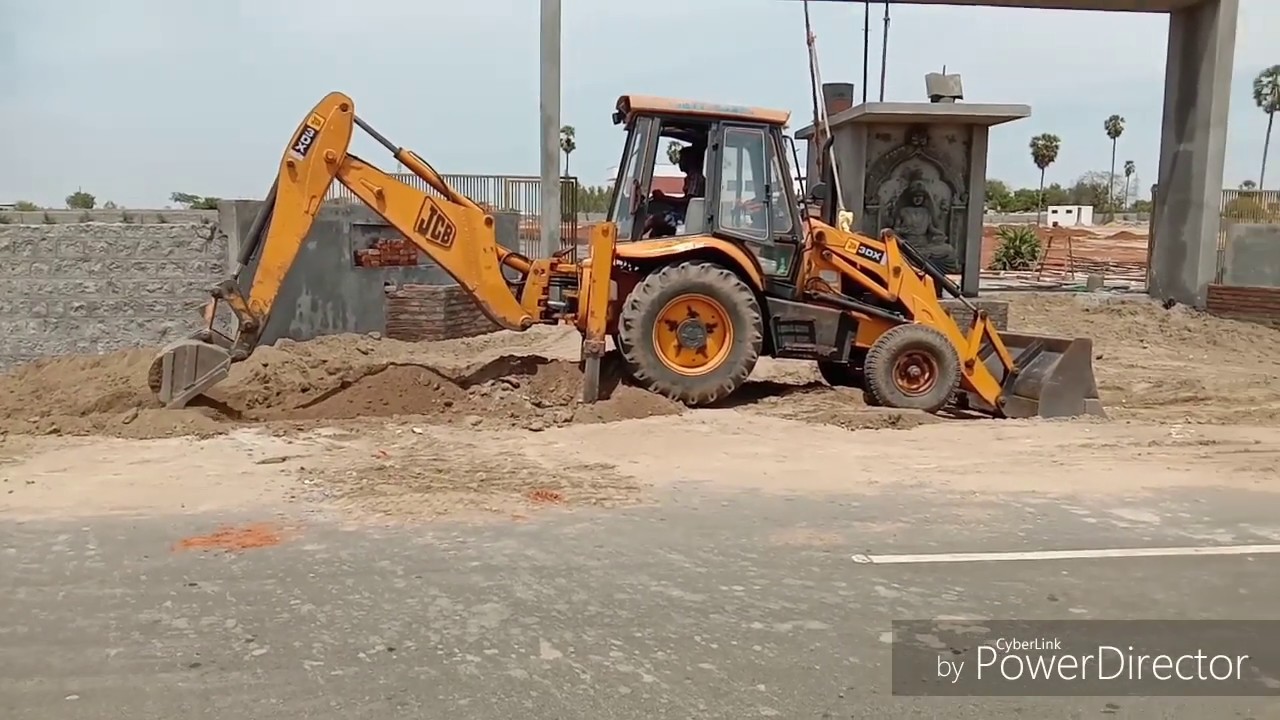 JCB working | JCB stunt on the well |New JCB | all in one - YouTube