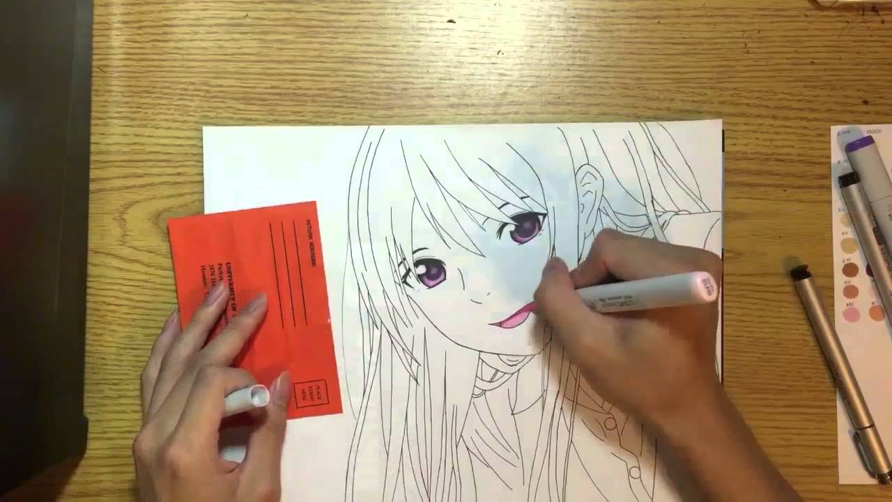 Drawing Hiyori Iki from Noragami - YouTube