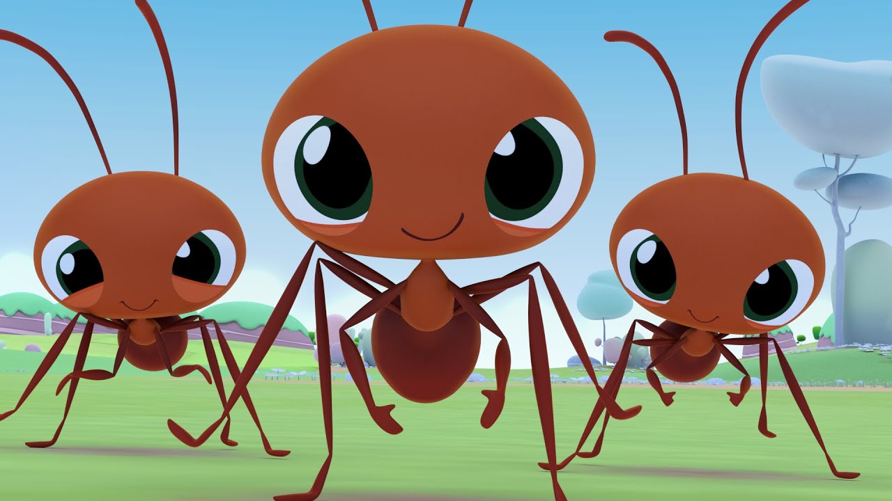 Ants Go Marching + The Wheels on the Bus - Nursery Rhymes - YouTube