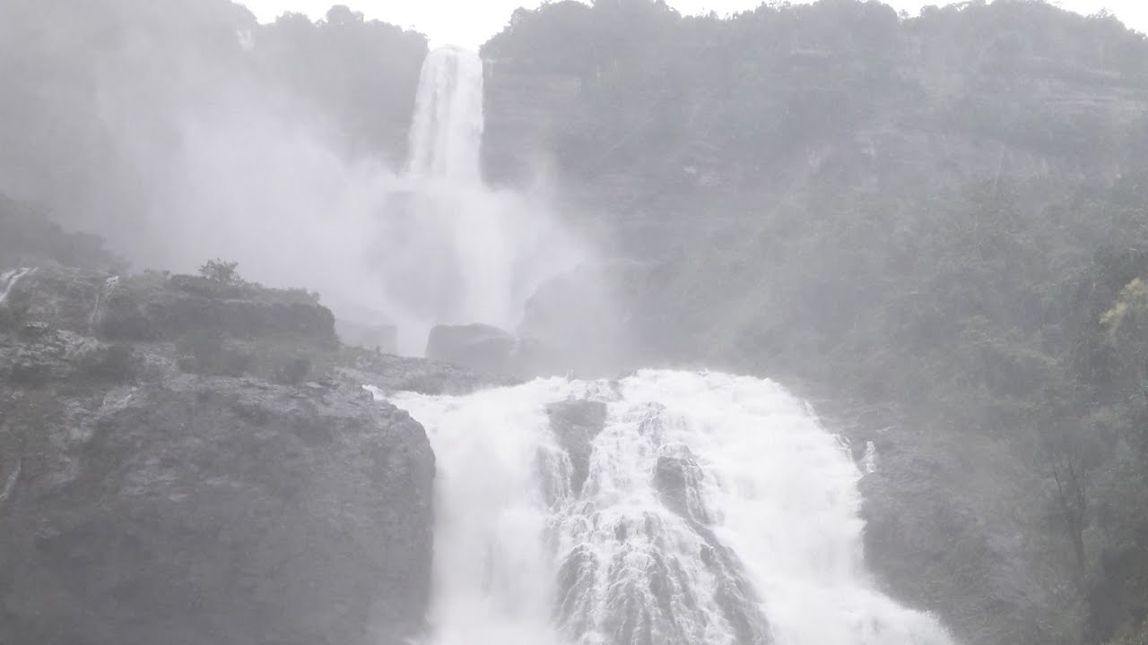 Kynrem Falls(Tallest falls in Cherrapunji) - YouTube