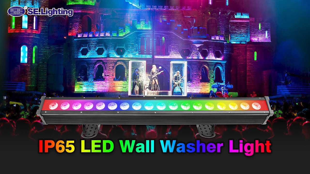 DMX LED Wall Washer Light Outdoor IP65 Waterproof 150W - YouTube
