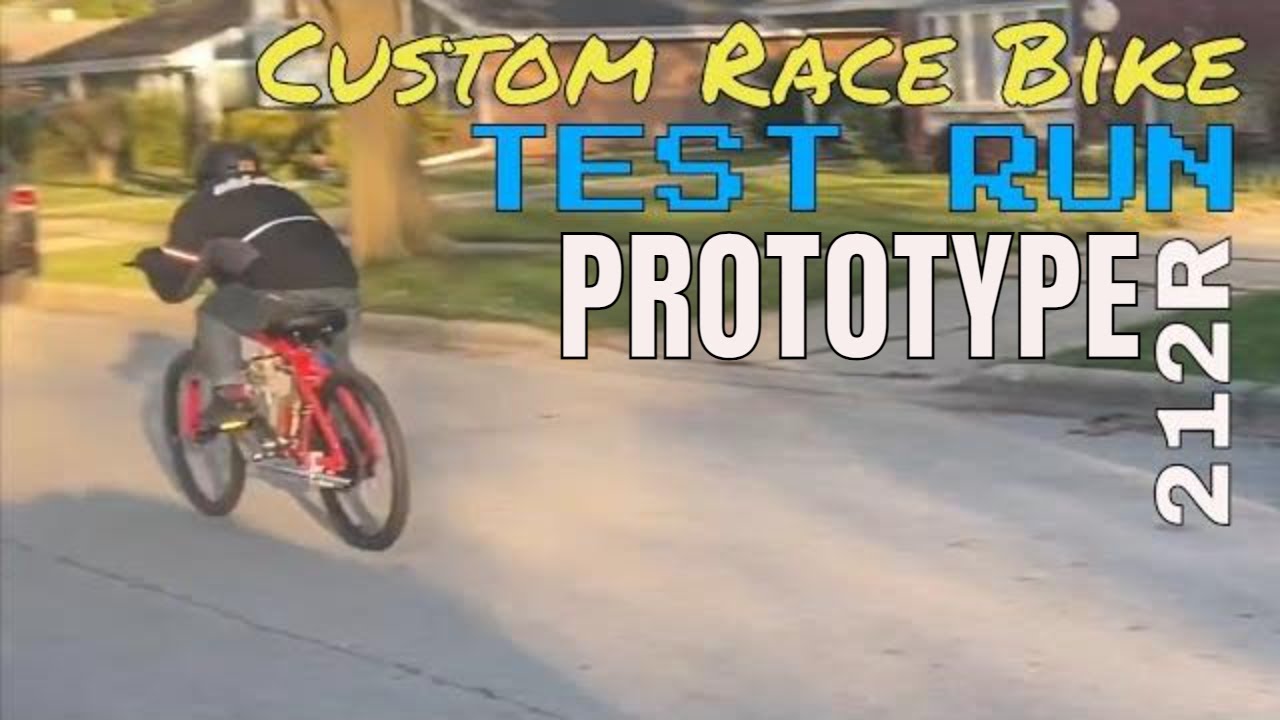 212cc Race Bike Prototype - Test Run and Start - YouTube