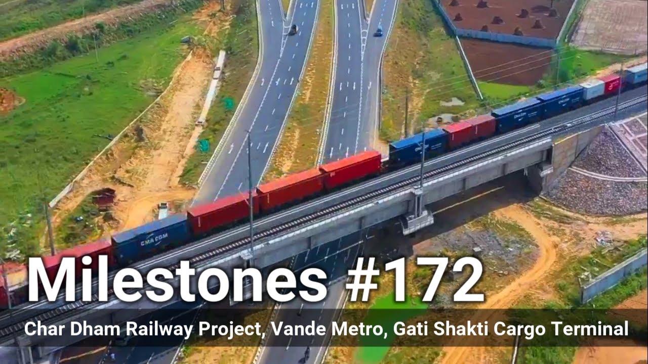 32 New Gati Shakti Cargo Terminals built, 2300 km Optical Fiber Cable ...