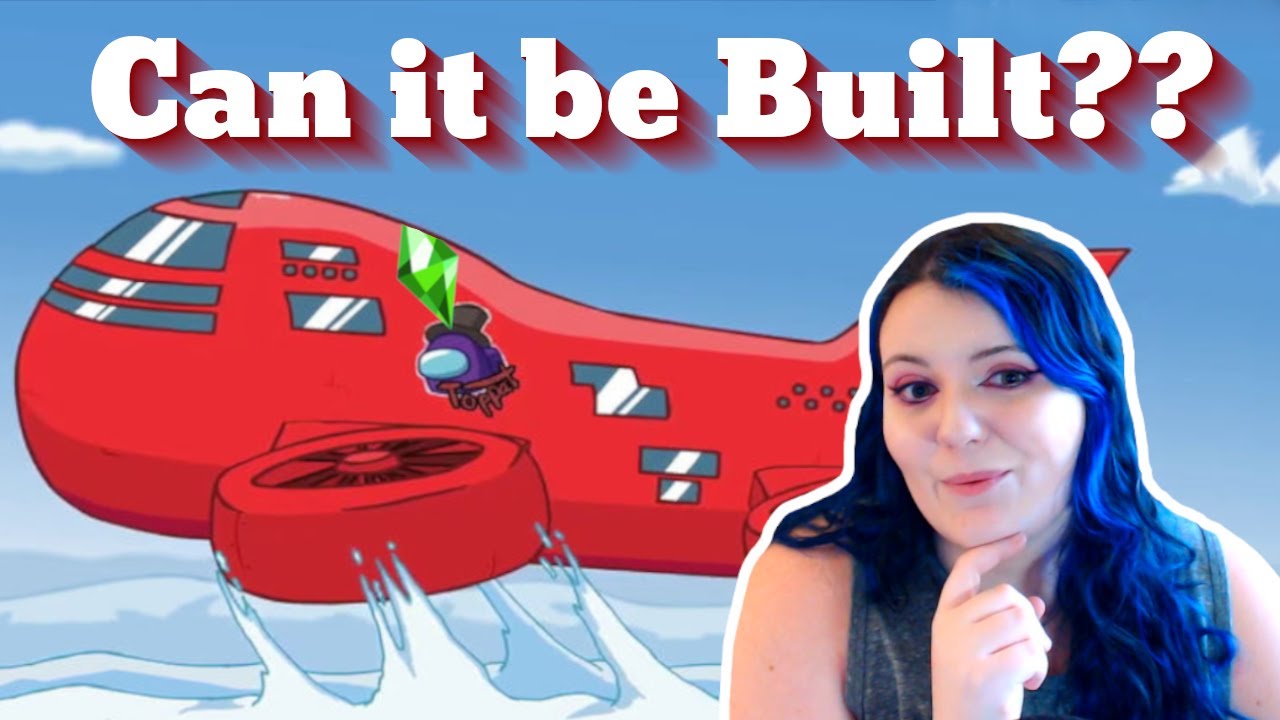Among Us Airship In The Sims 4 Speed Build - YouTube