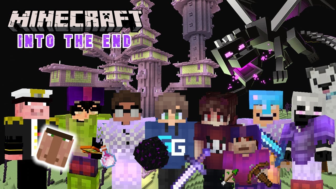 K.E. Minecraft - Gameplay #11 (Into The End) - YouTube