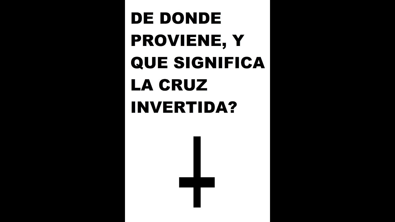 LA CRUZ INVERTIDA, HISTORIA, CRUZ DE SAN PEDRO ¿¿CRUZ SATANICA?? - YouTube