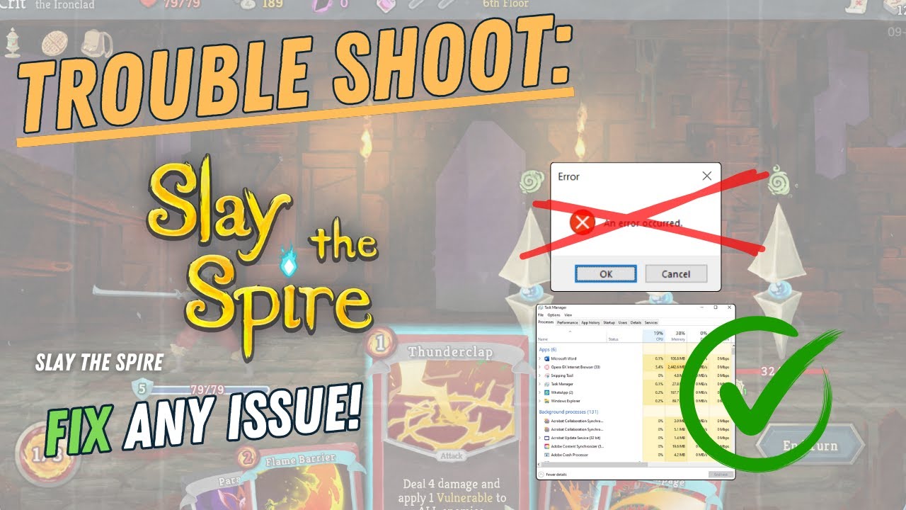SLAY THE SPIRE – How to Fix Crashing, Lagging, Freezing, black screen…– Full Tutorial - YouTube