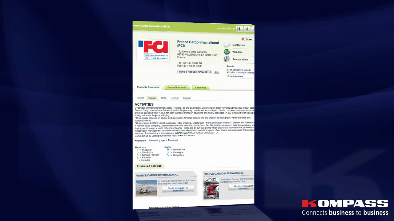 Kompass.com international B2B Database - Find your suppliers - YouTube