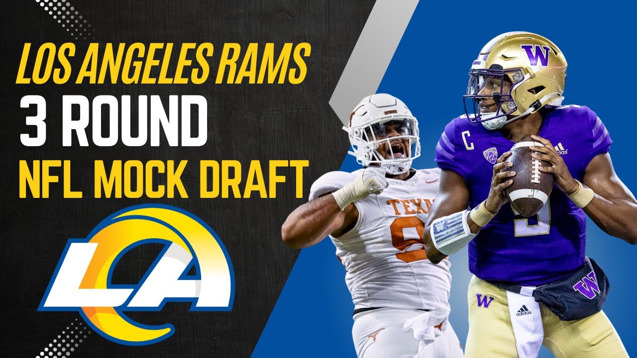 Los Angeles Rams 2024 3 Round Mock Draft | NFL Draft | The Tracy Take ...