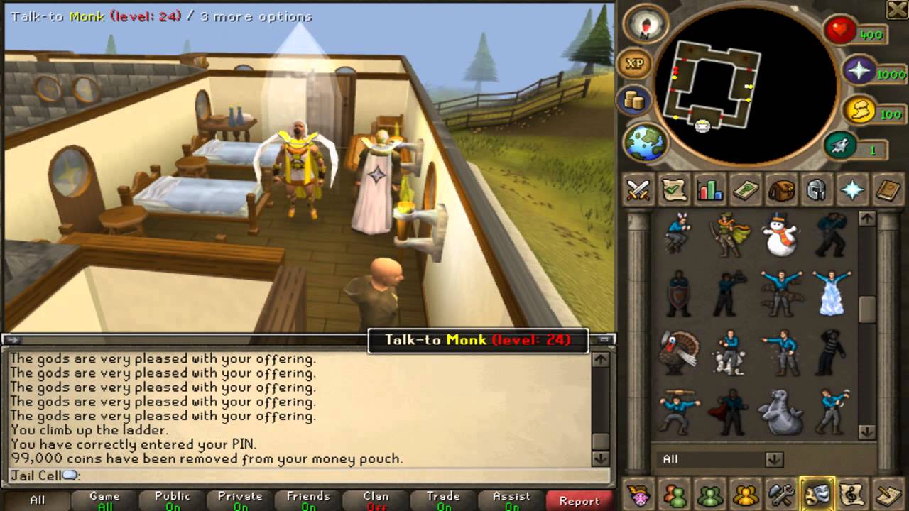 RuneScape Achieving Level 99 Prayer at Level 4 Combat! (8th 99!!) - YouTube