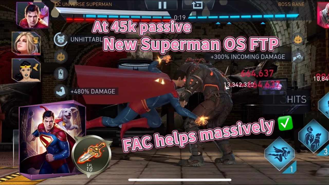 Injustice 2 Mobile: New DCU Superman's True Potential - YouTube