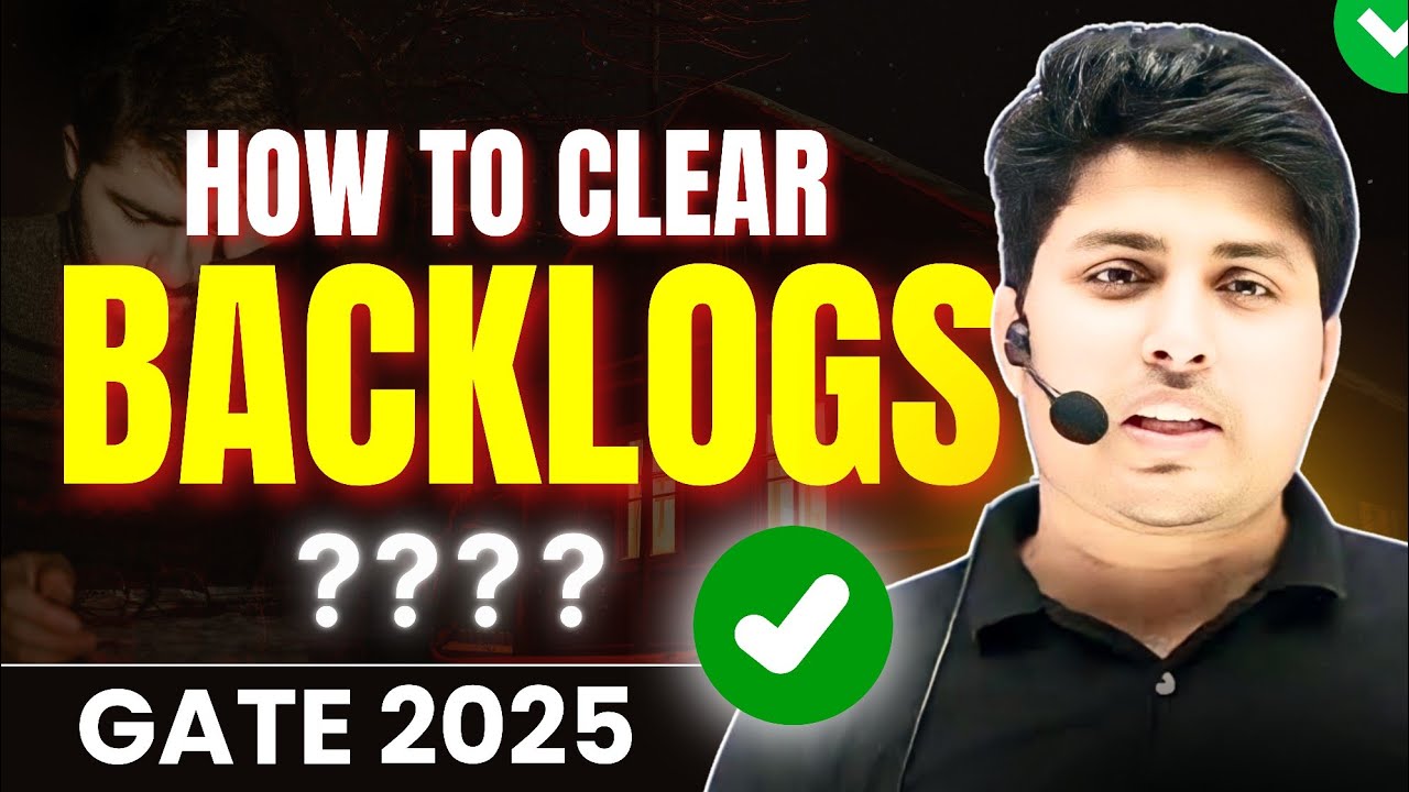 GATE strategy ?? How to manage GATE Preparation ?? How to clear backlog ...