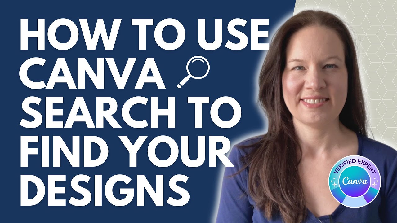 How to Use Canva’s Search Feature to Find Your Designs & Images - YouTube