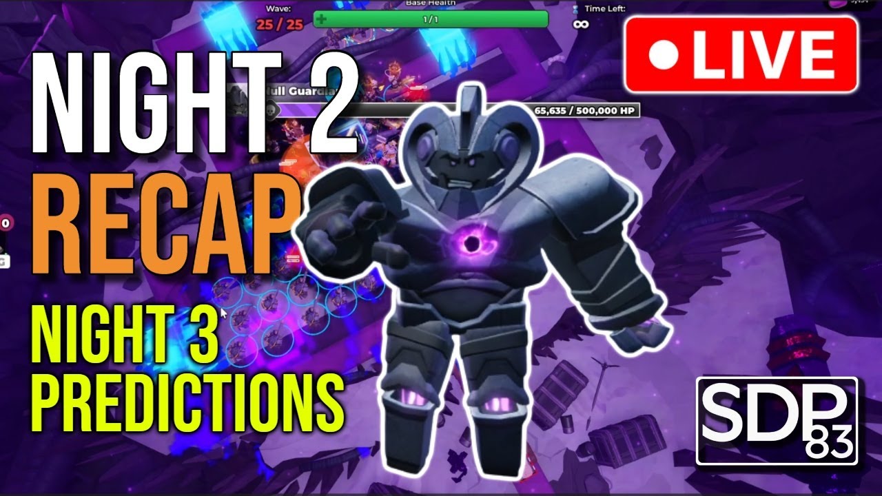 TDS NIGHT 3 Incoming?! 🚨 LIVE Predictions & Gameplay | SDP83 - YouTube