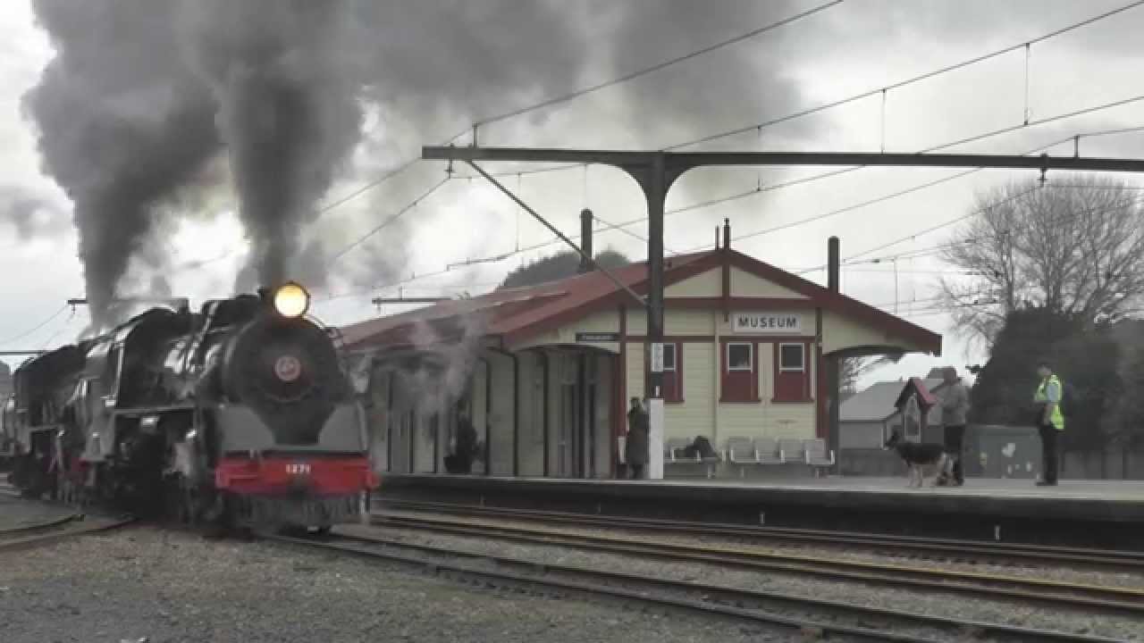 Steam Spectacular. Ja 1271 & Ab 608 Doubleheading in the Steam Inc yard ...
