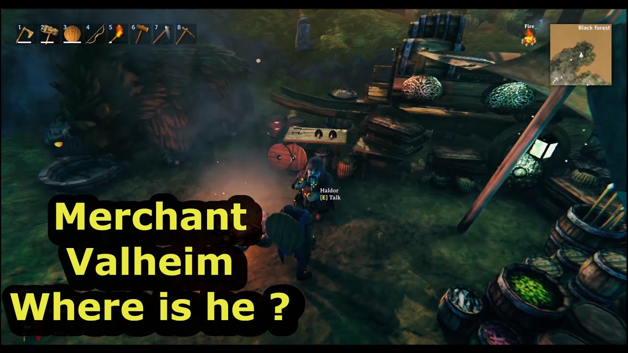 where is the Merchant in Valheim what to sell and buy from haldor ...