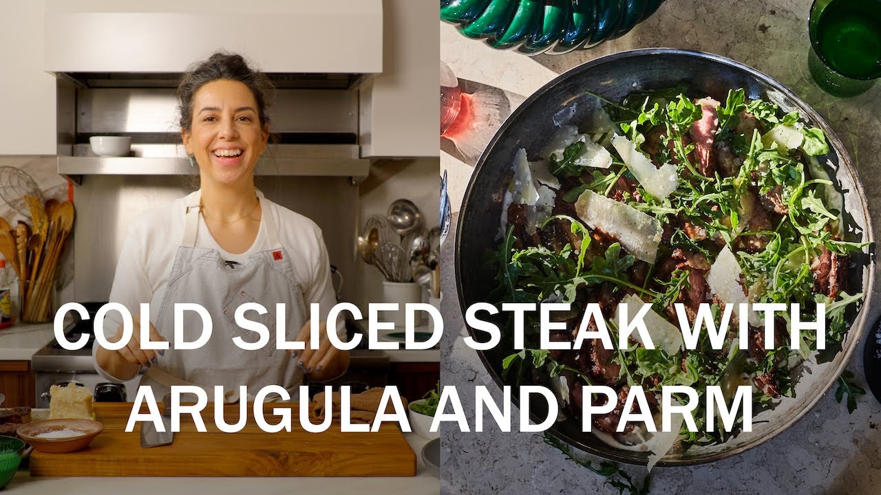 Cold Sliced Steak with Arugula and Parm | That Sounds So Good - YouTube