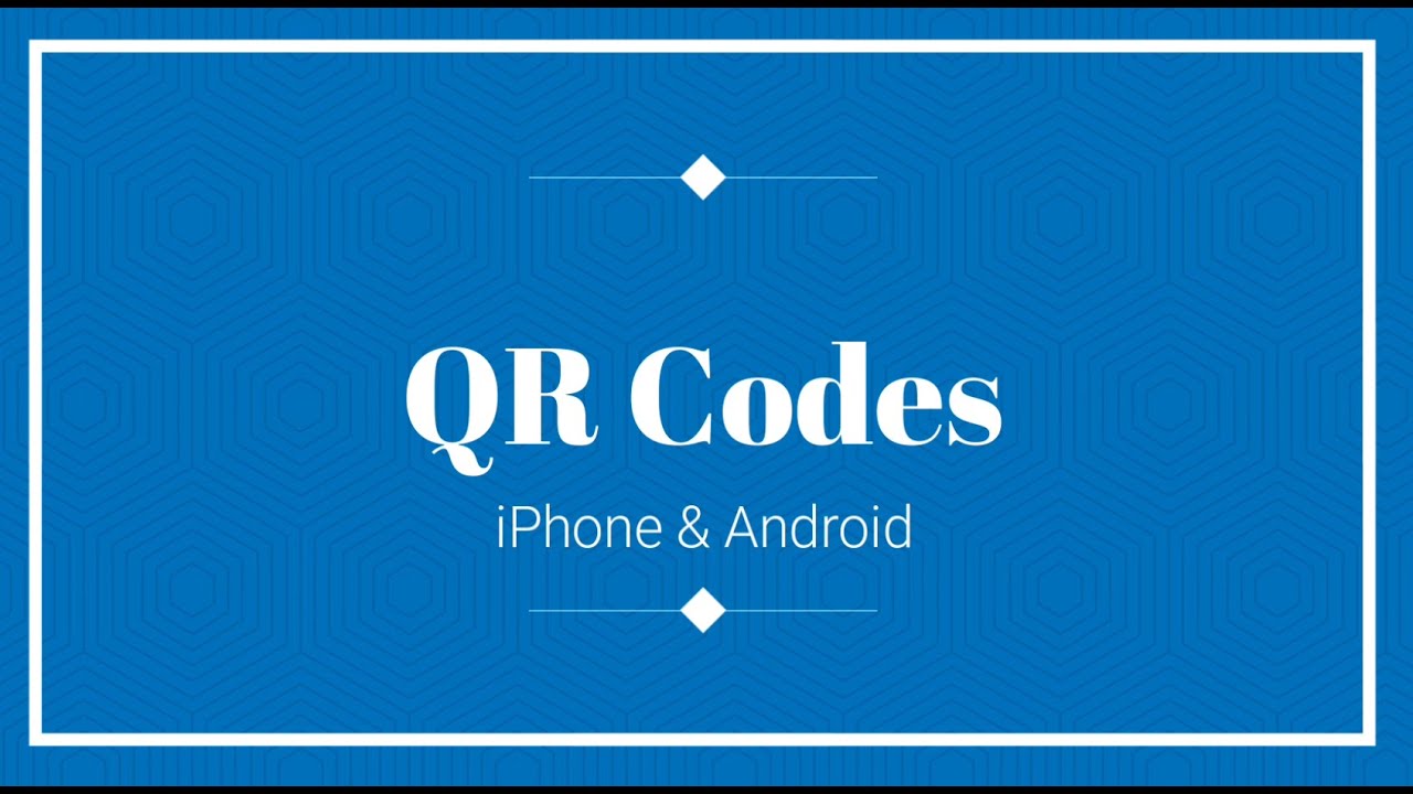QR Codes - Use with iPhone and Android - YouTube