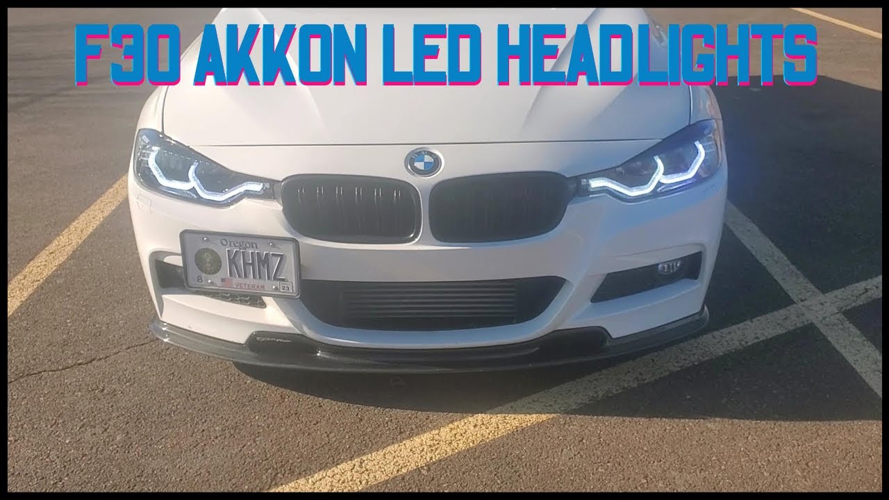 F30 Akkon LED Headlight Review - YouTube