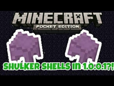 SHULKER SHELLS IN MCPE 1.0.0.1?! | MCPE UPDATE BUILD 3 - YouTube